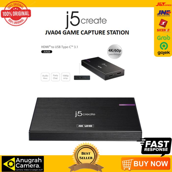 Jual j5create JVA04 / J5 Create JVA 04 HDMI to USB-C Game Capture Station - Kota Bandung ...