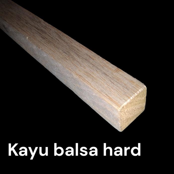 Jual Kayu balsa 25mm x 25mm x 410mm balsa blok wooden DIY craft Kayu ...