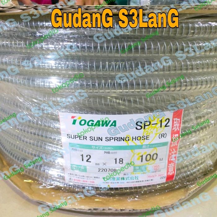Jual Selang Kawat Spring TOGAWA 12×18mm Hisap Minyak Bubuk Kimia BBM ...