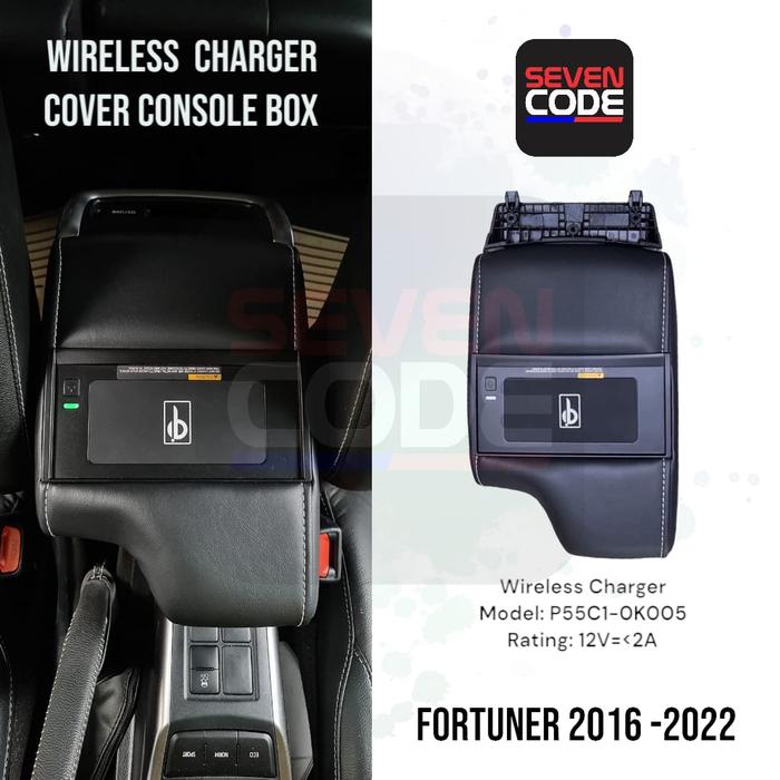 Jual CAR WIRELESS CHARGER FORTUNER 2016 UP / CHARGING FORTUNER 2016 ORI ...