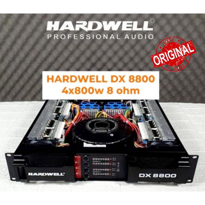 Jual Power Amplifier 4 Channel Hardwell DX 8800 DX8800 Ampli 3200 watt ...