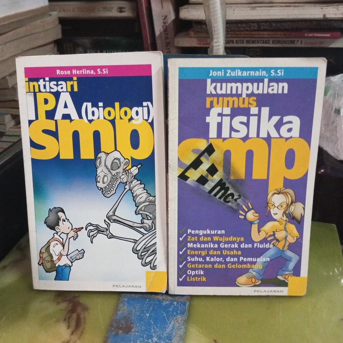 Jual buku kumpulan rumus fisika .dan intisari ipa .biologi smp - Kota ...