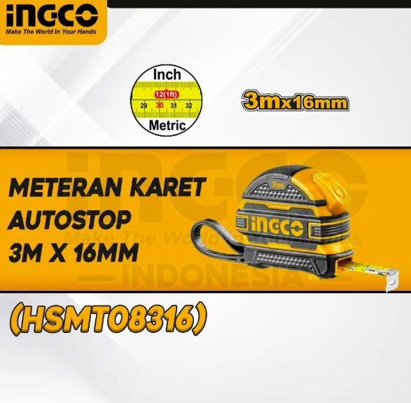 Jual Steel Measuring Tape (3 m) INGCO HSMT08316 Meteran Besi 3m Meter - Kota Tangerang Selatan ...