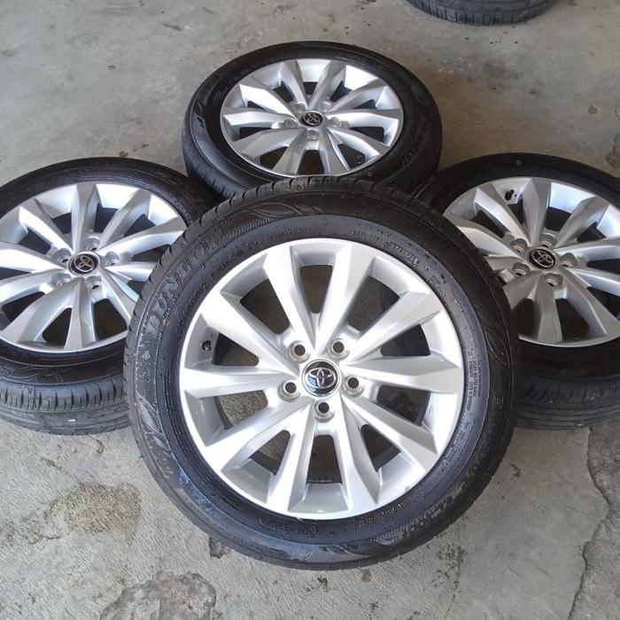 Jual velg original copotan mobil Inova zenix R17 plus ban 205/60 gres ...