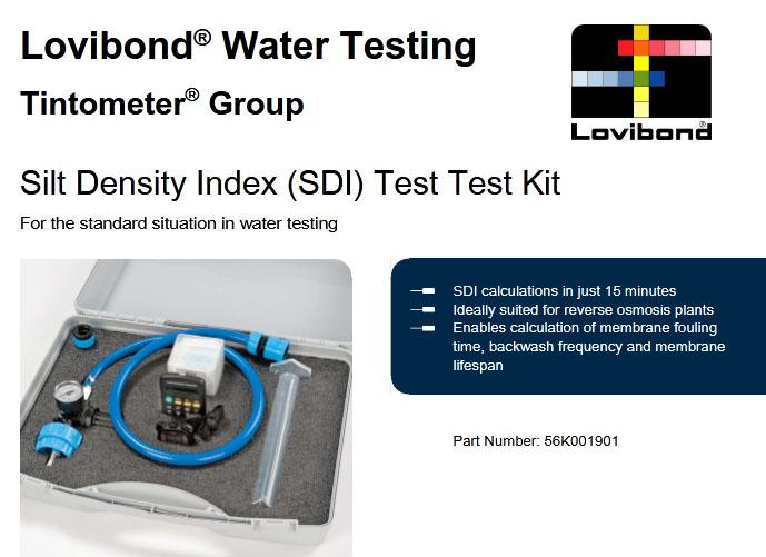 Jual Lovibond Silt Density Index (SDI) Test Test Kit 56K001901 ...