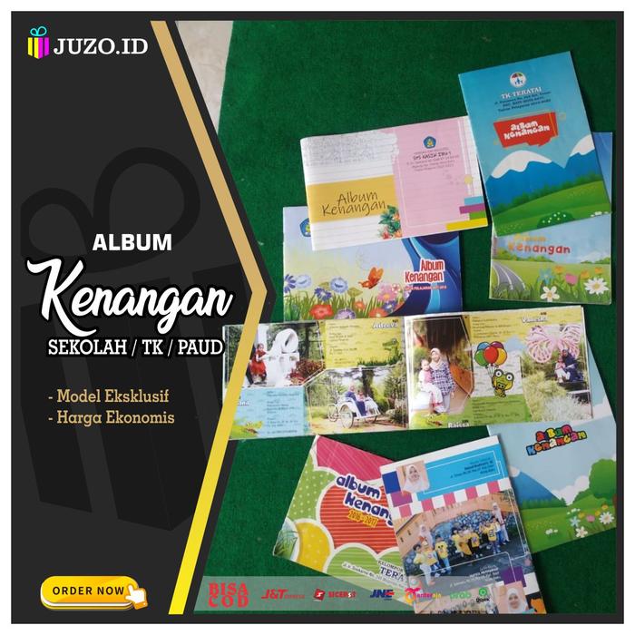 Jual album kenangan yearbook sekolah tk paud ukuran a5 cetak mesin ...