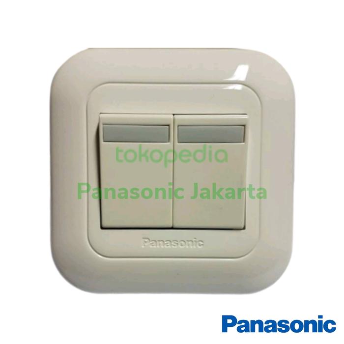 Jual Panasonic Saklar Seri HOTEL 2 Gang WEJ5532 WIDE SERIES - Jakarta ...