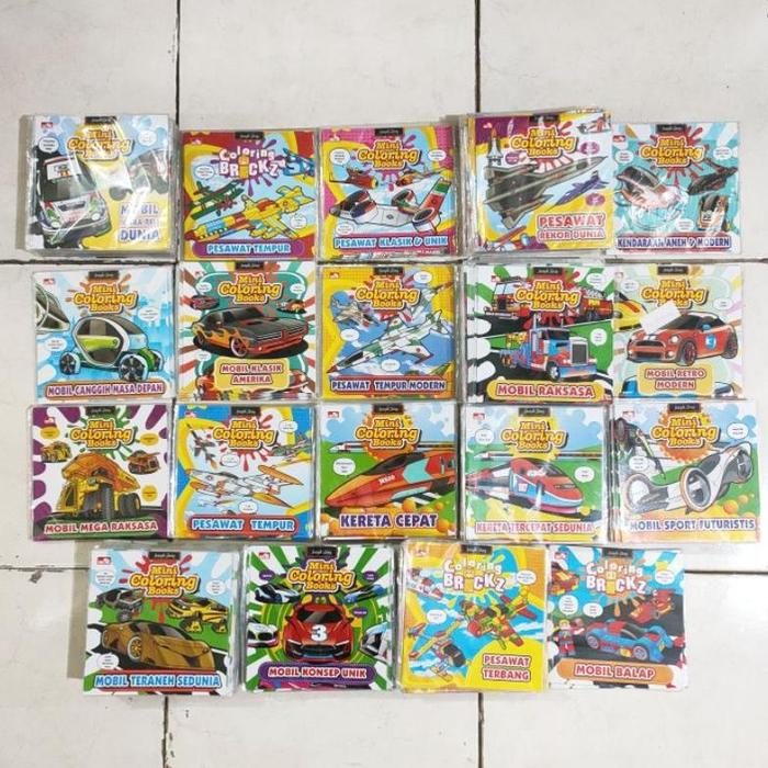 Jual OBRAL Buku MEWARNAI ANAK / MEWARNAI TK PAUD / COLORING ANAK PAUD ...