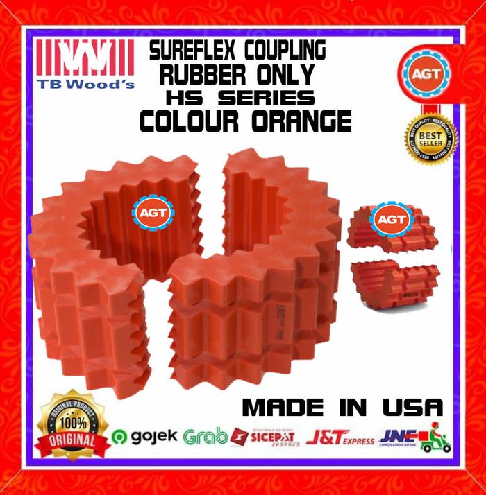 Jual TB WOODS SUREFLEX COPLING 12HS TYPE HS RUBBER ONLY - MADE IN USA ...