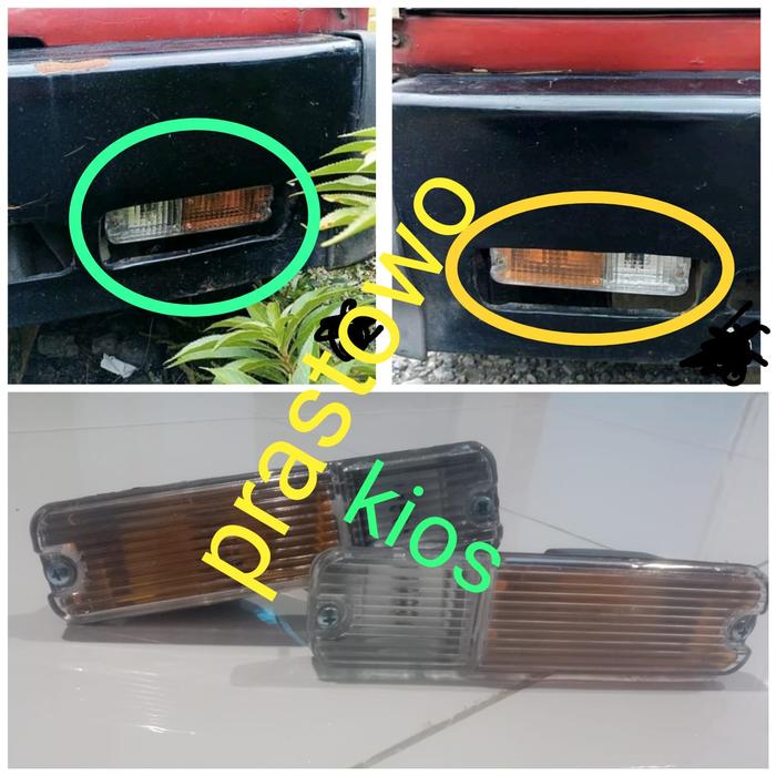 Jual lampu sen riting bemper custome modif kijang super grand Rover ...