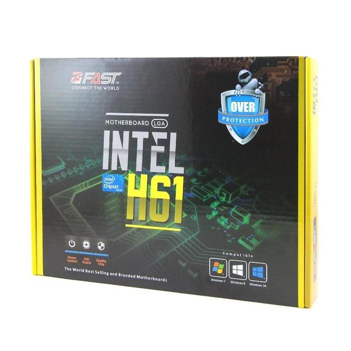 Jual MOTHERBOARD H61 + SLOT SSD M2 NVME - MOBO FAST SOCKET LGA 1155 GEN ...