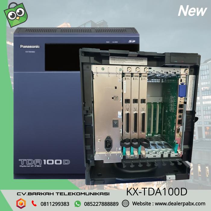 Jual PABX PANASONIC KX-TDA100D Kapasitas 8 Line 4 Ext Digital 48 Ext ...