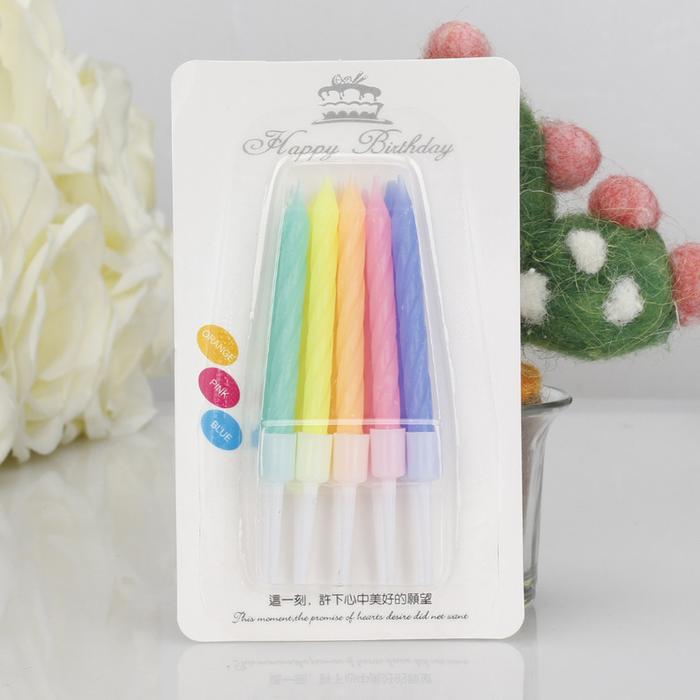 Promo Lilin Ulang Tahun Spiral / Ulir Pendek - Rainbow - Kota Surabaya ...