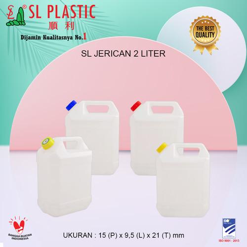 Jual Jerigen 2 Liter Botol Plastik Merk SL Dirigen Bottle Plastic Jug ...