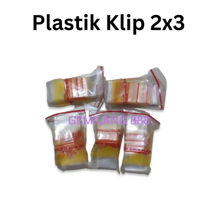Jual Plastik Klip Kecil Uk 2x3 (isi 100pcs), Plastik Obat, ZipLock Clip ...