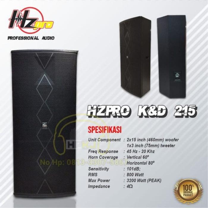 Jual ( SET ) SPEAKER PASIF HZ PRO K&D 215 ORIGINAL speker pasif hzpro k & d - Kota Mojokerto ...