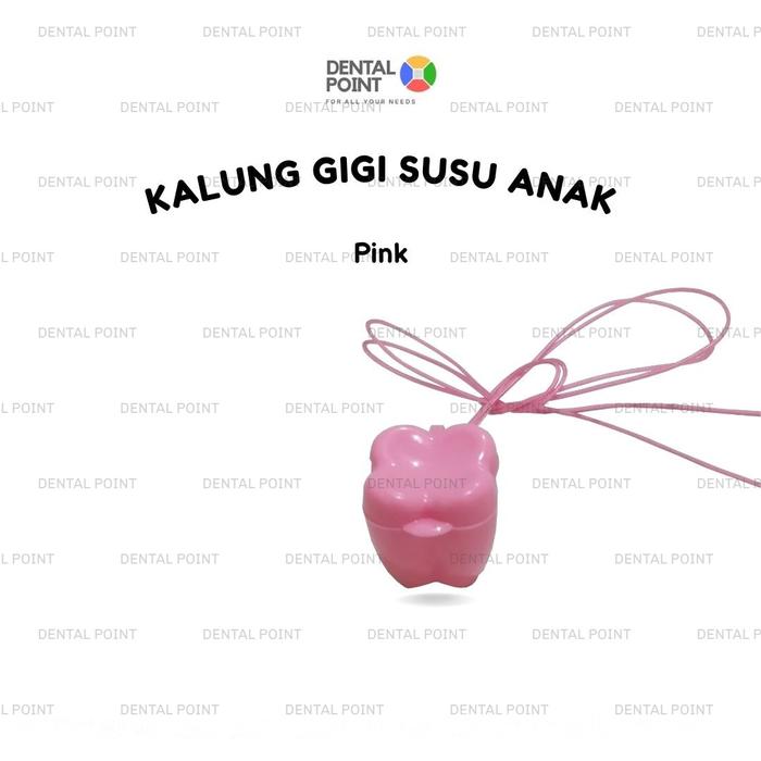 Jual Kalung Gigi Susu Anak/Baby Tooth Box/ Gantungan Bentuk Gigi (1 pak ...