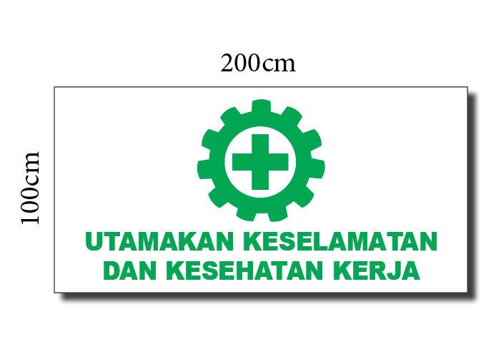 Jual SPANDUK BANNER UTAMAKAN KESELAMATAN DAN KESEHATAN KERJA K3 ...