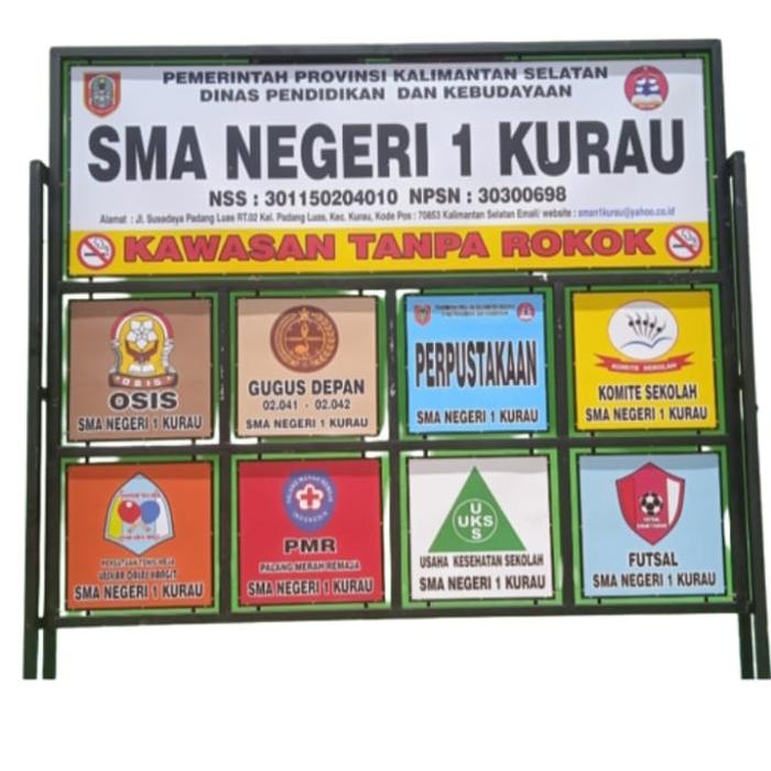Jual papan nama sekolah dan custom berbagai ukuran - Jakarta Timur ...