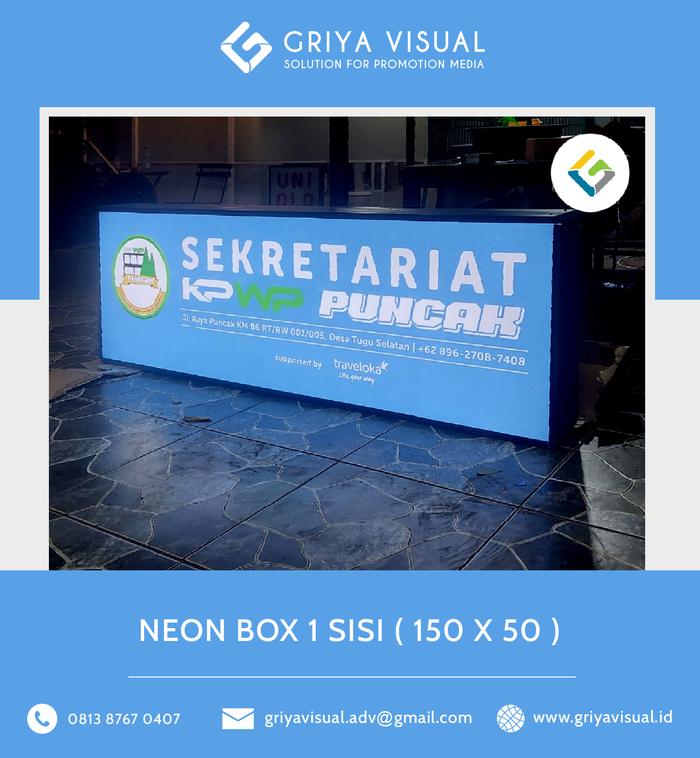 Jual NEON BOX 1 SISI, 150 X 50 ( POSKO PUNCAK ) - Jakarta Selatan ...