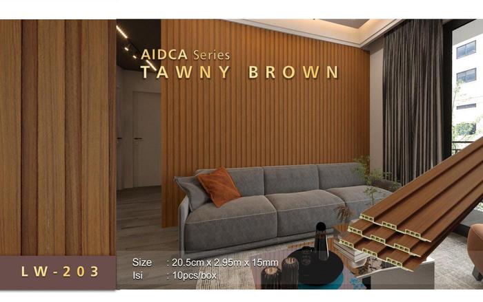 Promo LAIV Wallpanel PVC 3D / Wall Panel WPC kayu Aidca Lebar Besar ...