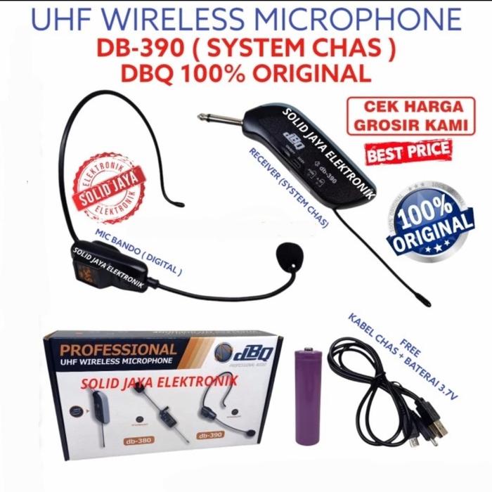 Jual Mic Wireless DBQ DB390 Model Bando Berkualitas - Jakarta Barat ...
