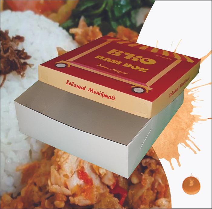 Jual Box Nasi Kotak (Tutup) + Cetak Full Color - Jakarta Pusat - MAX ...