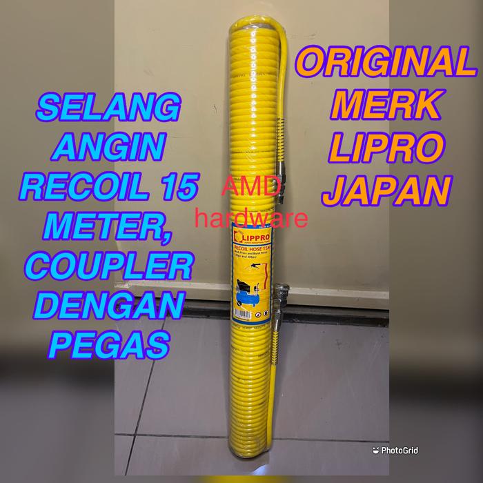 Jual Selang Angin Spiral 15 Meter Taiwan Recoil Hose Kompresor 15M Kodenki - Jakarta Barat - AMD ...