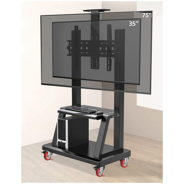 Jual Bracket standing tv Briket stand Roda dorong 40 _ 75 inch Super ...
