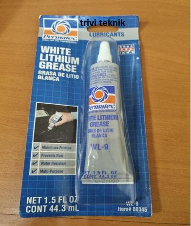 Jual Permatex 80345 white lithium grease, pelumas gemuk lithium putih wl 9 - Jakarta Pusat ...