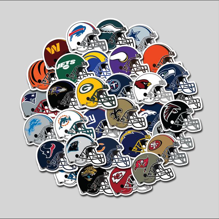 Jual STICKER NFL HELMET / STICKER PACK LAPTOP HELM VINYL / STIKER ...
