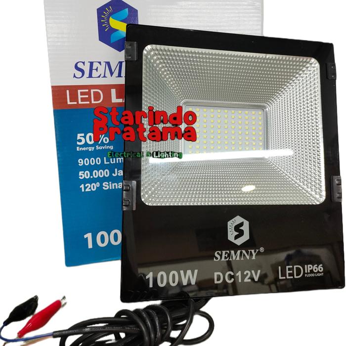 Jual LAMPU SOROT LED DC 12 volt 100W / KAP SOROT LED DC 12V 100 WATT - Jakarta Barat ...