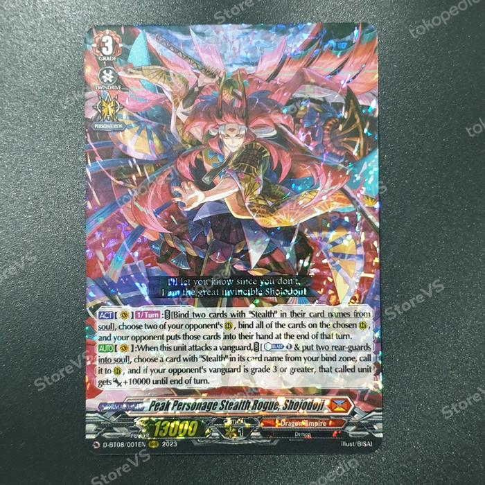 Jual Peak Personage Stealth Rogue, Shojodoji RRR D-BT08/001EN - Vanguard EN - Jakarta Utara ...