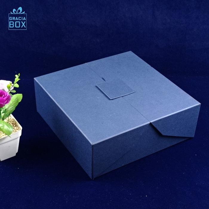 Jual KOTAK KUKER - BOX COOKIES - HARDBOX COKLAT Ukuran 25 cm x 25 cm x ...