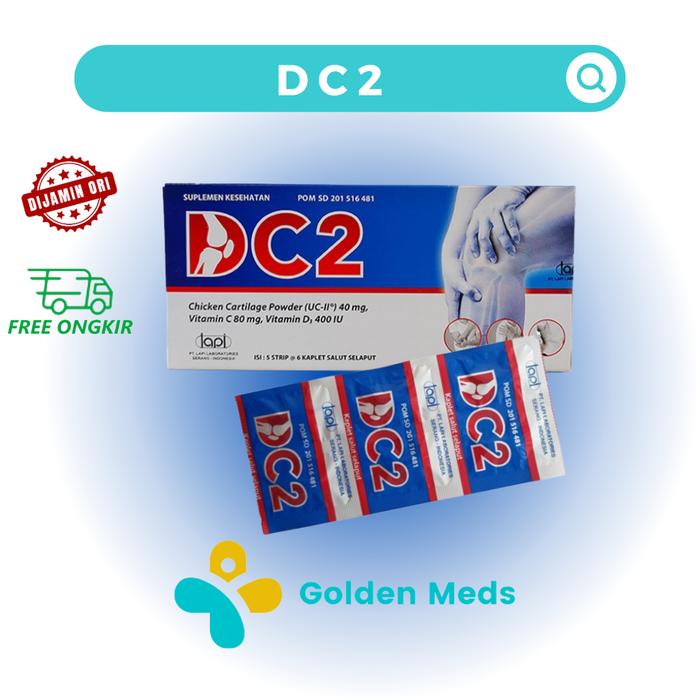 Jual DC2 | DC 2 Vitamin & Suplemen Tulang | 1 Box 30 Kaplet - Jakarta ...