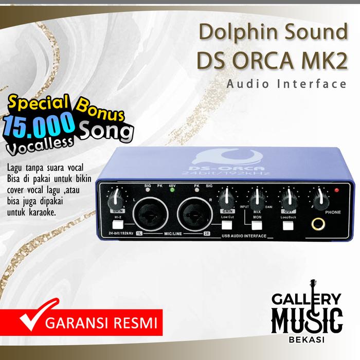 Jual Dolphin Sound DS ORCA Audio Interface Soundcard Recording - DSORCA ...