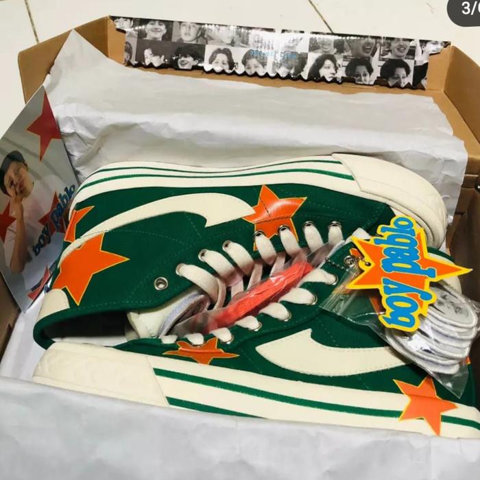 Jual sepatu compass x boy pablo original limited edition 40 green ...