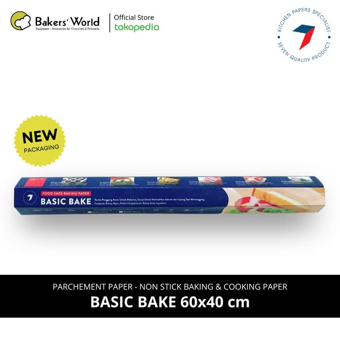 Jual Kertas Roti - Parchment Paper - SEVEN Baking Paper 60x40cm (3 tube ...