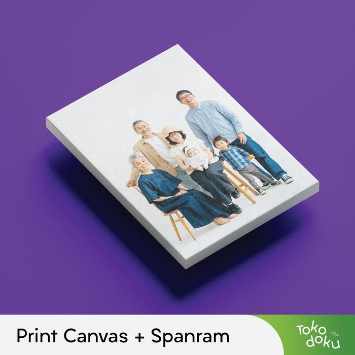 Jual Cetak / Print Foto Kanvas / Print Spanram / Canvas Rangka Kayu ...