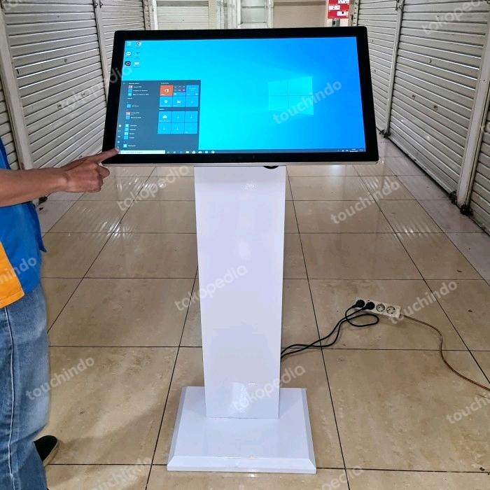 Promo Kiosk Informasi Touchscreen 23.6 inch Standing+Windows System ...
