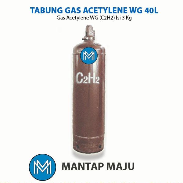 Jual TABUNG GAS ACETYLENE 40L - LAS ASETILEN WELDING GRADE - Kota ...