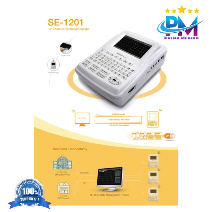 Jual Electrocardiograph EDAN SE-1201 / EKG / ECG / Alat Rekam Jantung ...