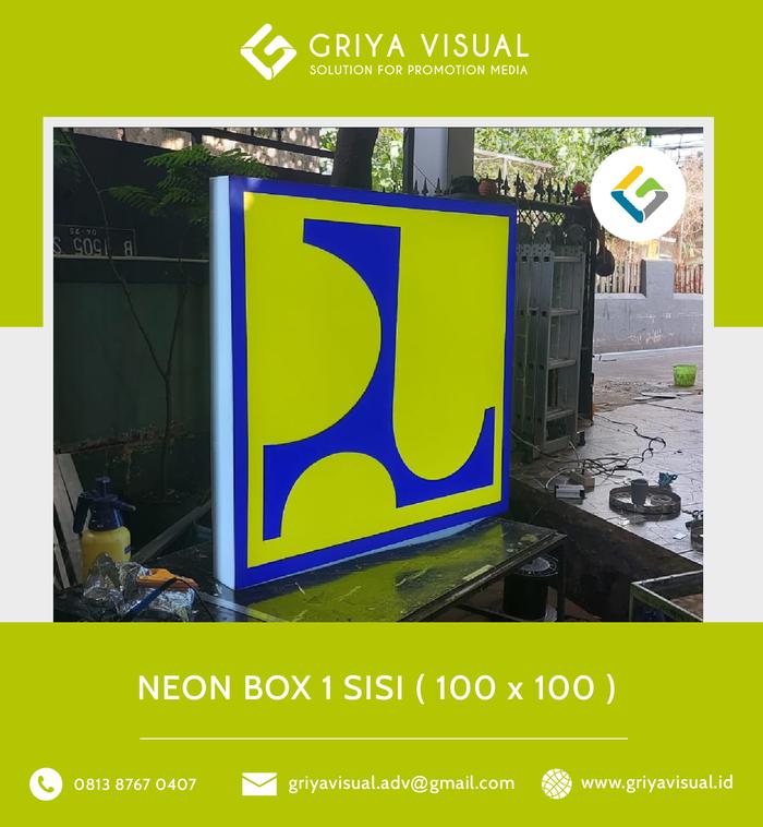 Jual NEON BOX FULL AKRILIK, 1 SISI, 100 X 100 ( PU ) - Jakarta Selatan ...