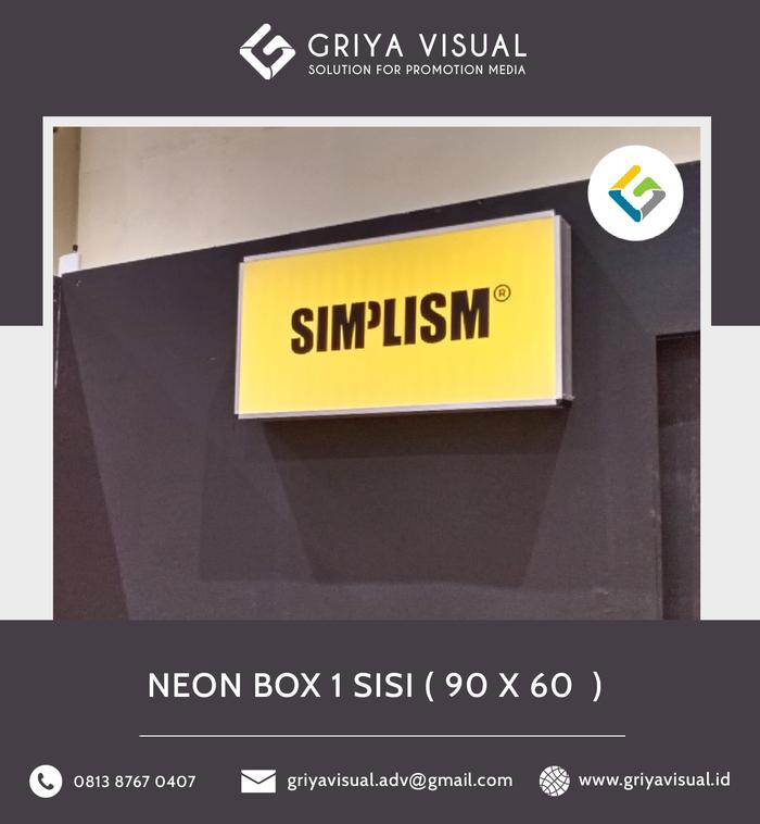 Jual NEON BOX 1 SISI, 90 X 60 ( SIMPLISM ) - Jakarta Selatan - Griya ...