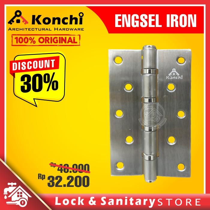 Jual Engsel Iron Konchi 5X3X3mm 4BB SN Engsel Pintu dan Jendela - Kota ...