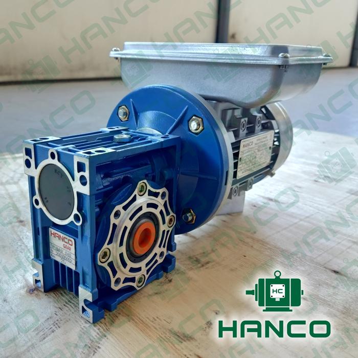 Jual Gearbox Worm Gear Hanco NMRV 040 Ratio 25 cw 0.25HP 4P 1Phase ...