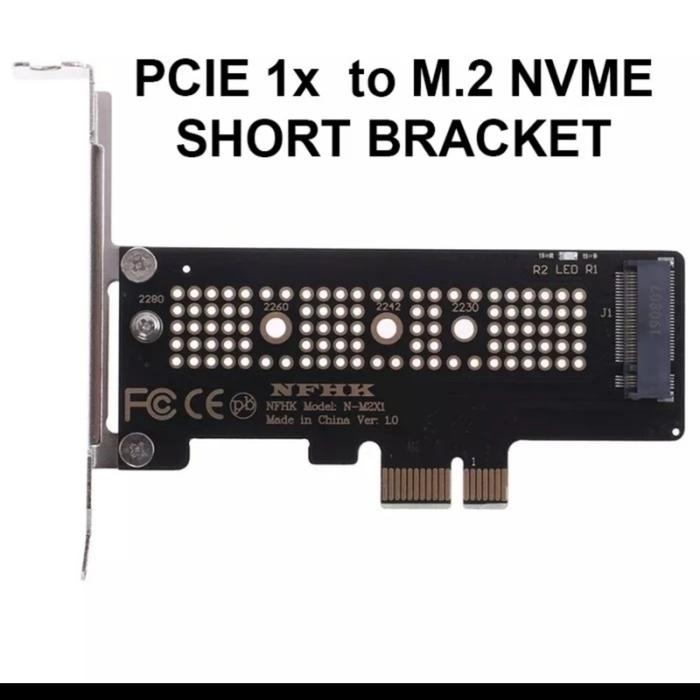 Jual Pcie X1 X4 To M.2 Nvme Adapter Ssd M2 Adapter Adaptor Converter ...