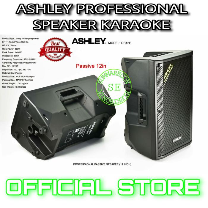 Jual speaker pasif 12 inch ashley db 12p original speaker karaoke ...