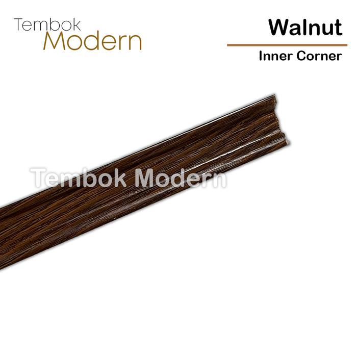 Jual LIS SIKU Inner Corner for Wall Panel WPC PANJANG 140 CM - Walnut ...
