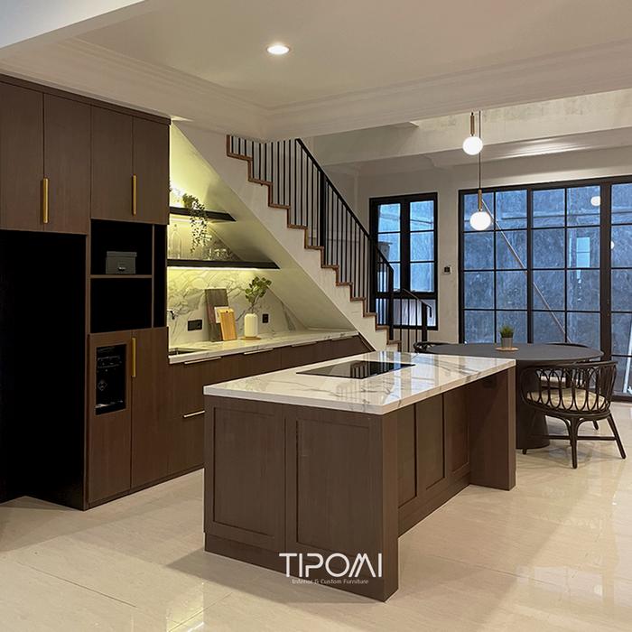 Jual Dry Kitchen dan Top Table Quadra - Custom HPL Tipomi - Kota ...